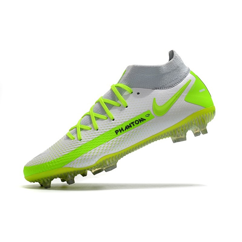 Nike Phantom GT Elite Dynamic Fit FG Boots White Green