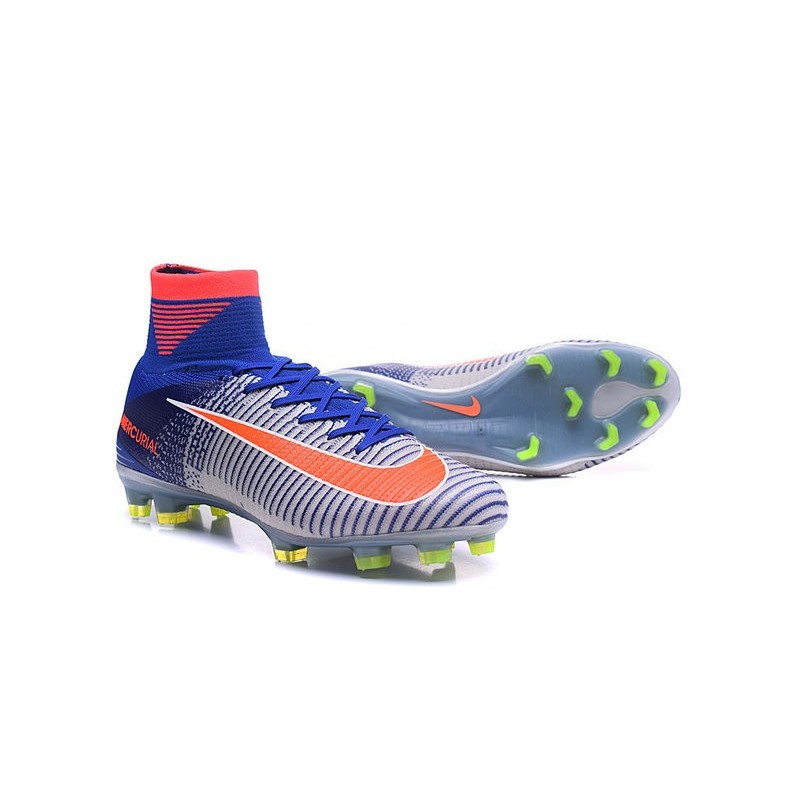 Nike Mercurial Superfly V ACC FG Spark Brilliance 2016 Blue White Orange