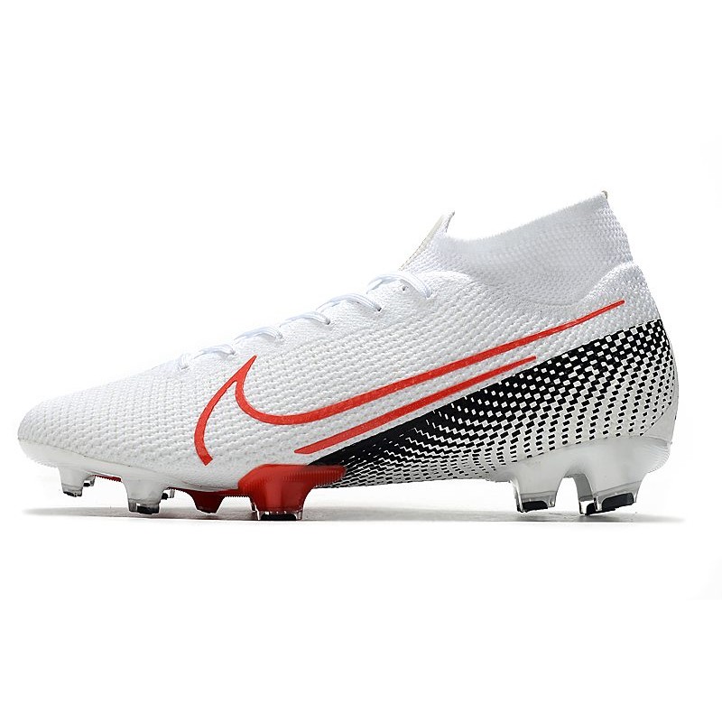 Nike Top Mercurial Superfly 7 Elite FG LAB2 -White Laser Crimson Black