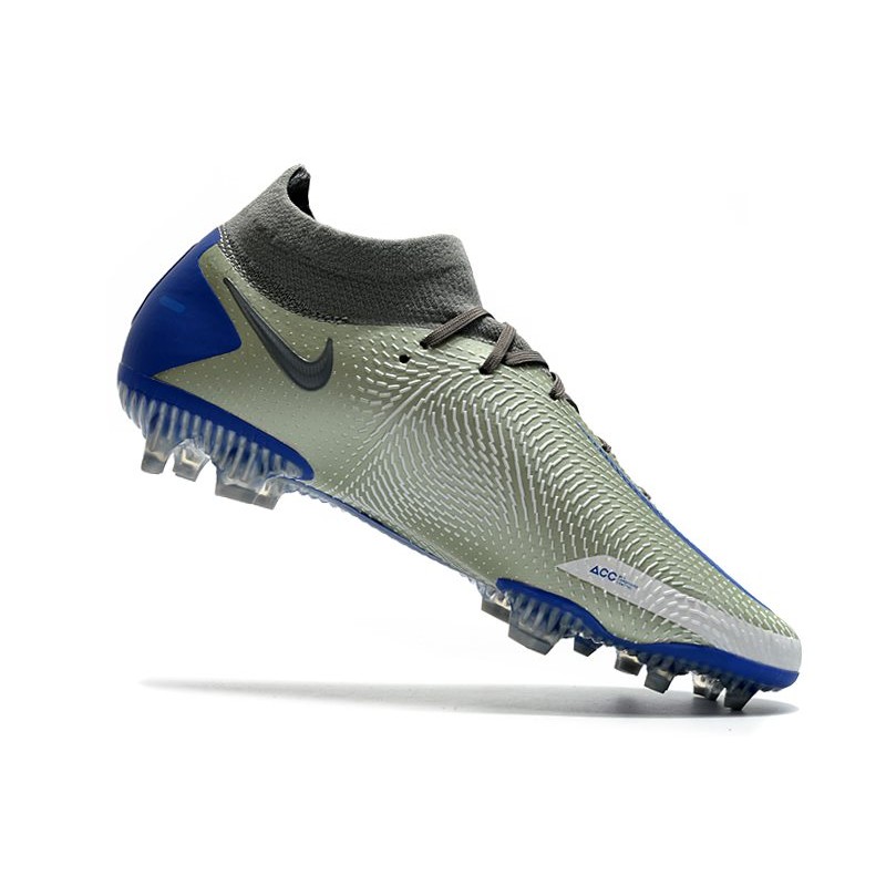 Nike Phantom GT Elite Dynamic Fit FG Boots Grey Blue